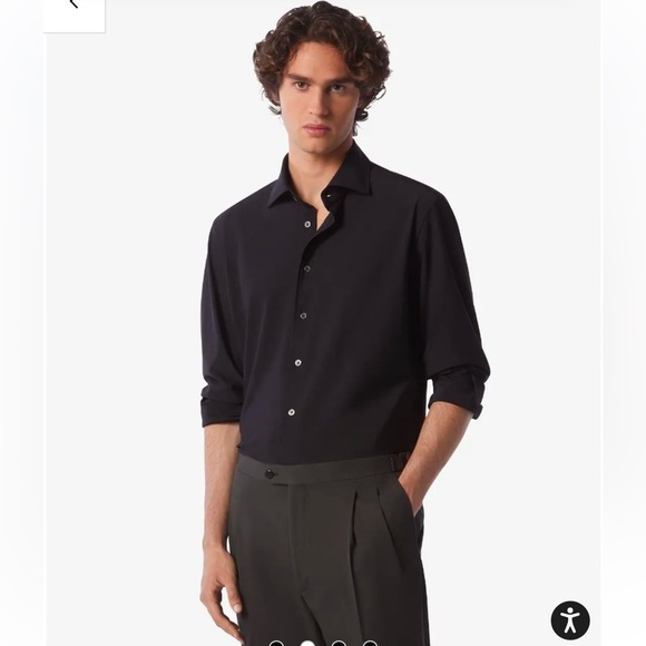 Corneliani | Shirts | Mens Corneliani Stretch Traveltech Buttonfront ...